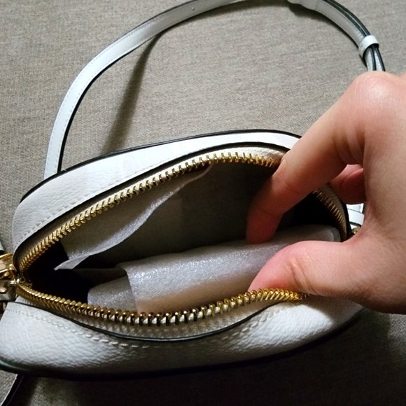 Coach | Bags | Coach White Leather Crossbody | Poshmark